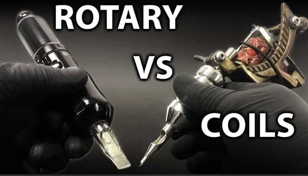 Rotary vs. Coil Tattoo Machines – Needlejig Tattoo Supply