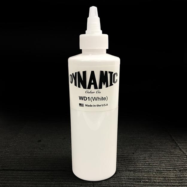 Dynamic White Ink 8oz | Needlejig Tattoo Supply